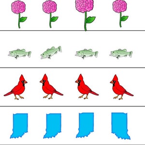 30 Indiana State Symbols Themed Learning Games Download. ZIP File ...