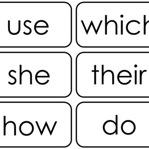 1,000 Fry Sight Word Flashcards in a ZIP File. Pre-k Through 5th Grade ...