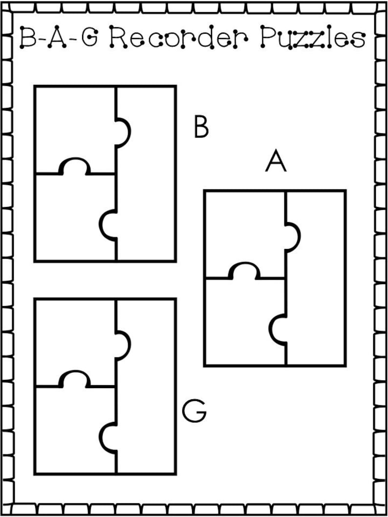11 B, A, G, Recorder Worksheets. Music Appreciation and Composition. - Etsy