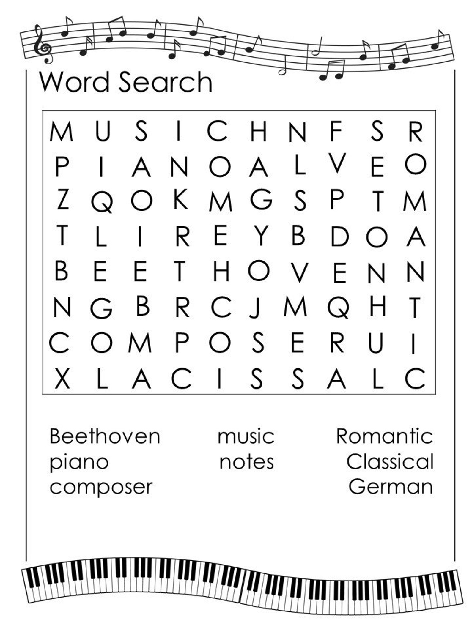 Ludwig Van Beethoven Great Composer Unit. Music Appreciation. - Etsy