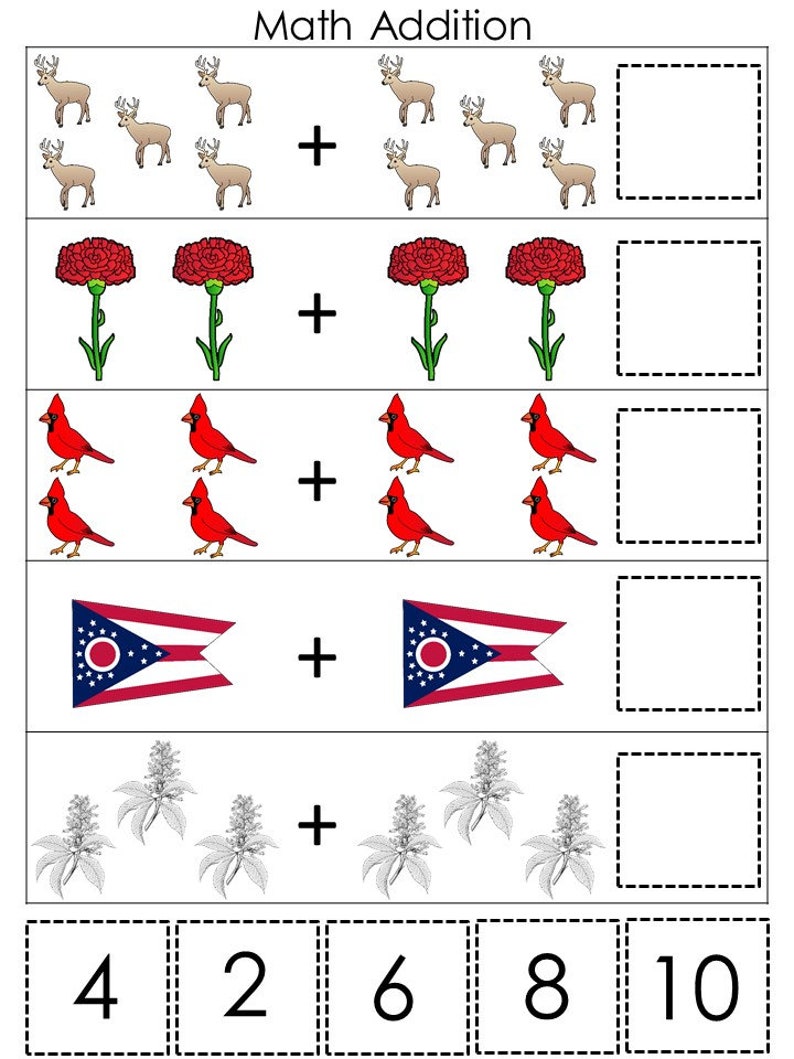 30 Ohio State Symbols Themed Learning Games Download. ZIP File - Etsy