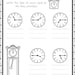 10 Printable Let's Tell Time Worksheets. Kdg.2nd Grade Math. (Download ...
