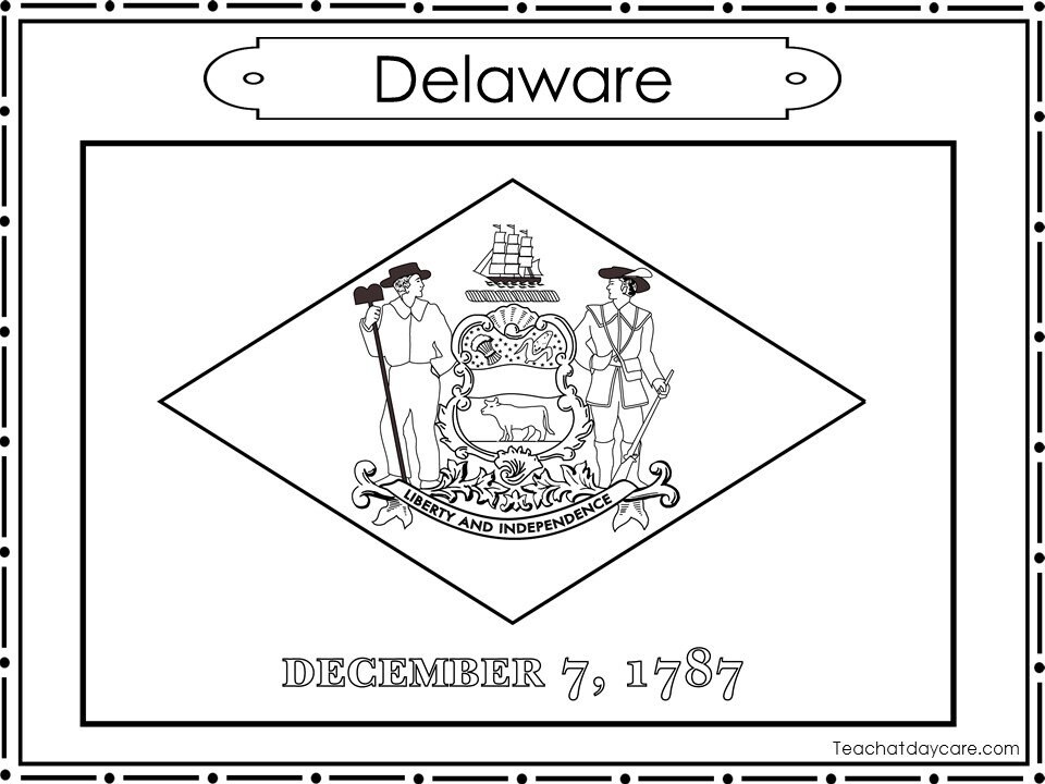 50 State Flag Color Worksheets State Symbols Curriculum. Geography ...