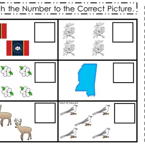 30 Mississippi State Symbols Themed Learning Games Download. ZIP File ...