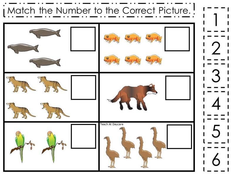 30 Extinct Animals Printable Preschool Educational Games | Etsy