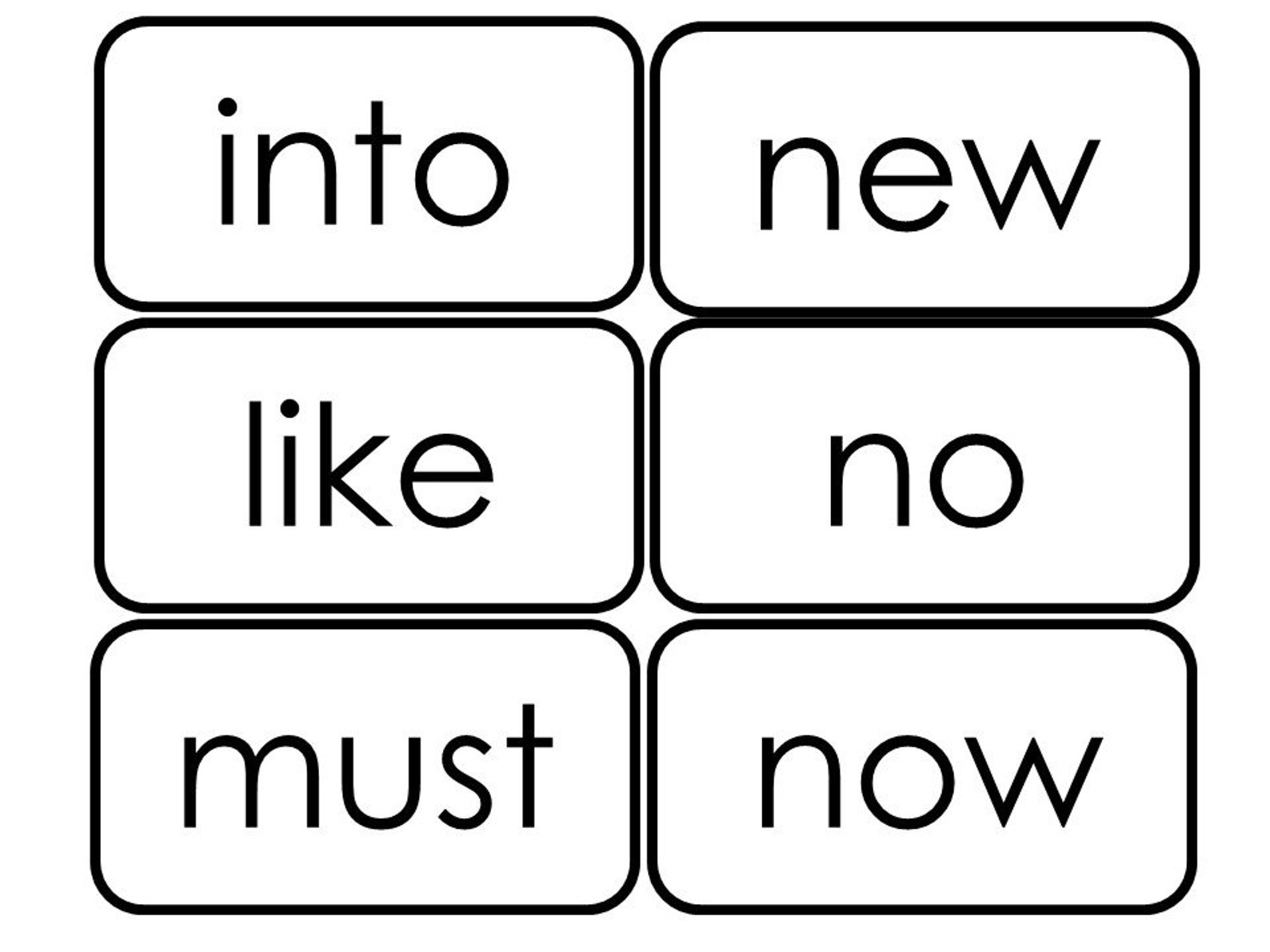 52 Printable Dolch Primer Sight Word Flashcards. Kindergarten Sight ...