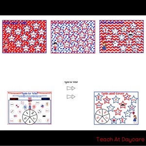 10 Printable 4th of July Themed Kindergarten Math Center Games and ...