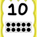 10 Printable 10 Frame Counting Posters. Full Page Classroom Charts. 8.5 ...