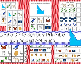 Idaho State Symbols - Etsy