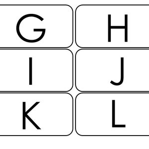 26 Printable Uppercase Alphabet Flashcards. Preschool-kindergarten ...