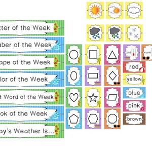 Beach Themed Printable Classroom Accessories and Decor Bulletin Board ...