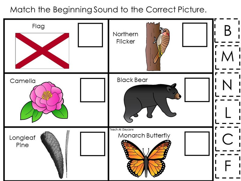 30 Alabama State Symbols Themed Learning Games Download. ZIP | Etsy