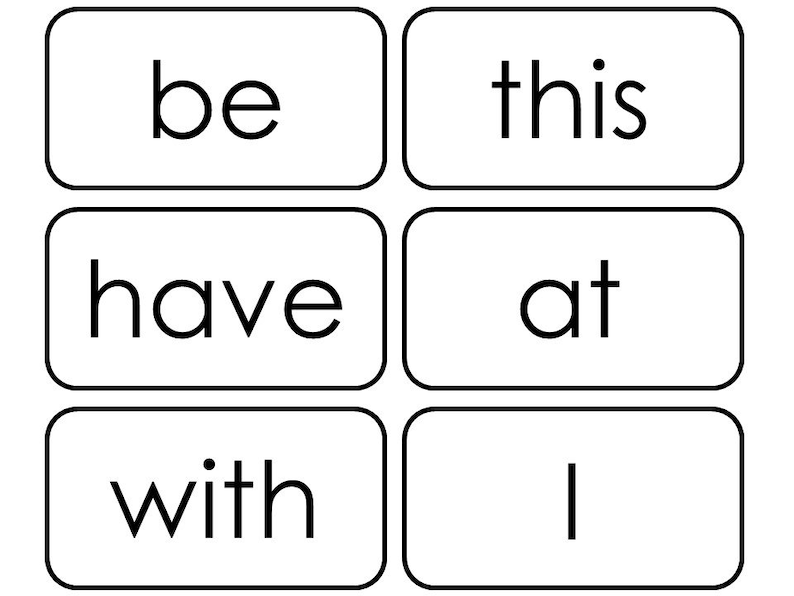 1,000 Fry Sight Word Flashcards in a ZIP File. Pre-k Through 5th Grade ...