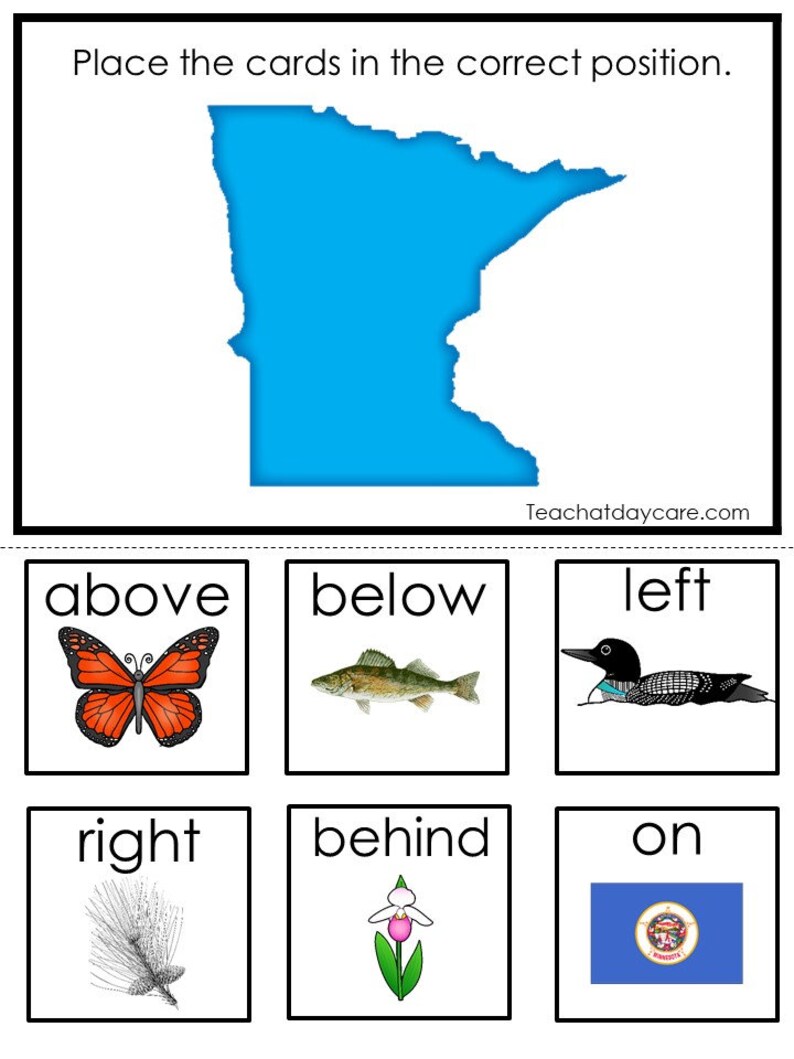 30 Minnesota State Symbols Themed Learning Games Download. ZIP - Etsy