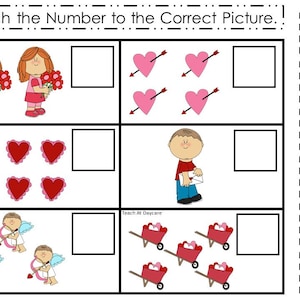 30 Printable Valentine's Day Preschool Learning Games Download. Games ...