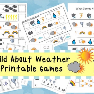 30 Wild About Weather Games Download. Games and Activities in PDF Files ...