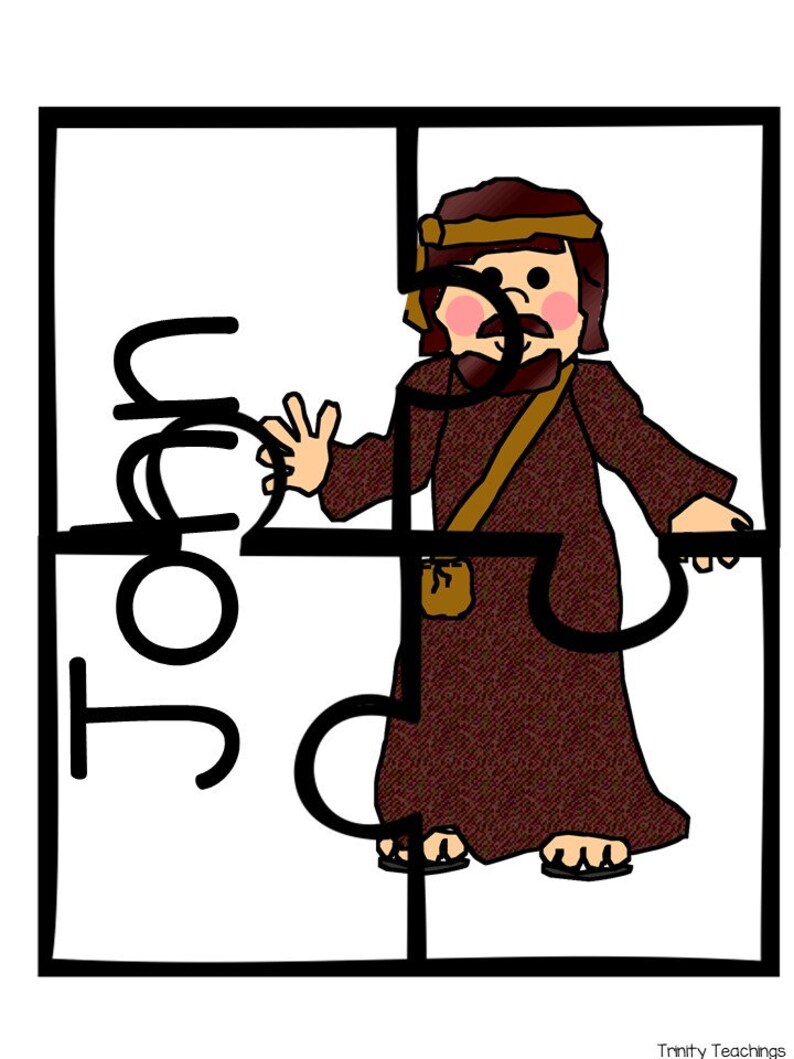 The 12 Apostles Unit Study Sets. Worksheets and Activities in a ZIP ...