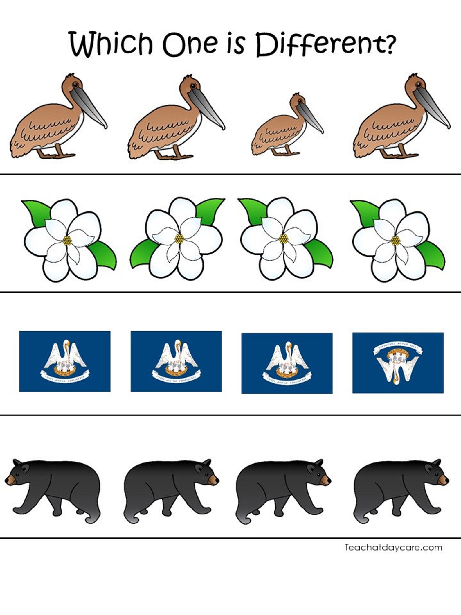 30 Louisiana State Symbols Themed Learning Games Download. ZIP - Etsy