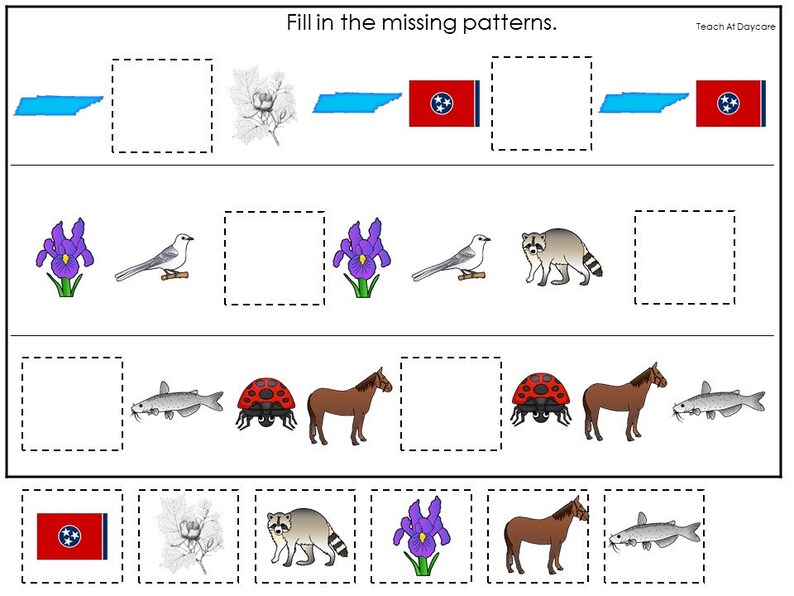 30 Tennessee State Symbols themed Learning Games Download. ZIP | Etsy