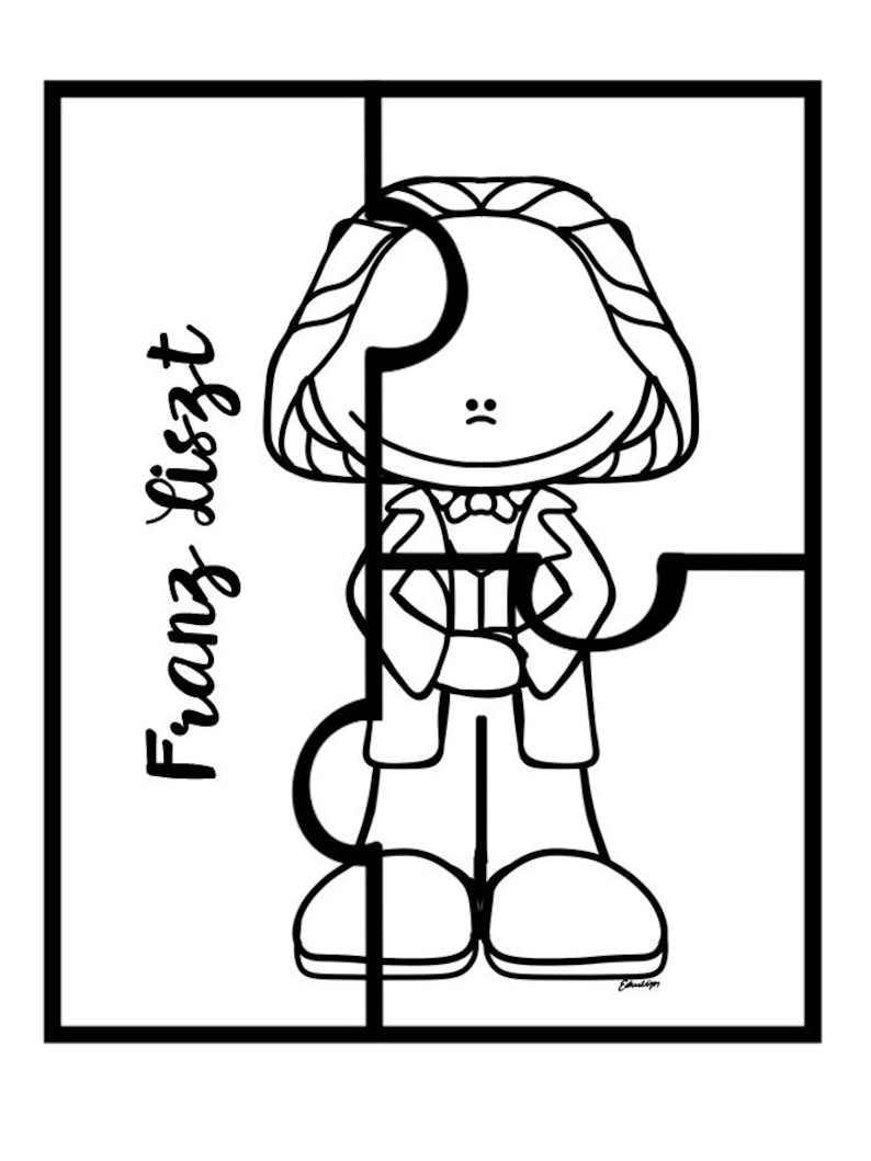 Franz Liszt Great Composer Unit. Music Appreciation. - Etsy