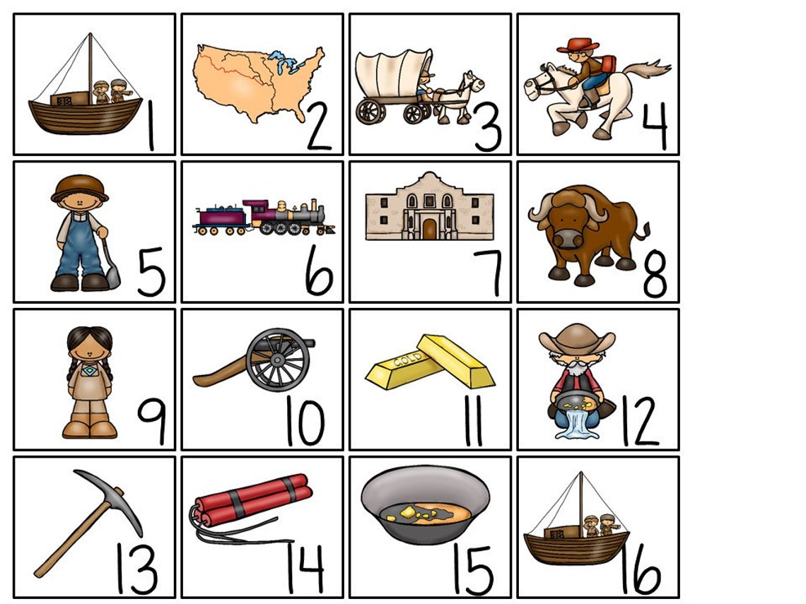 Westward Expansion Themed Printable Classroom Accessories and - Etsy