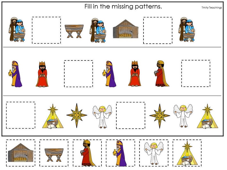 30 Birth of Jesus Games Download. Games and Activities in PDF - Etsy