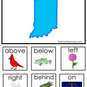 30 Indiana State Symbols Themed Learning Games Download. ZIP File ...