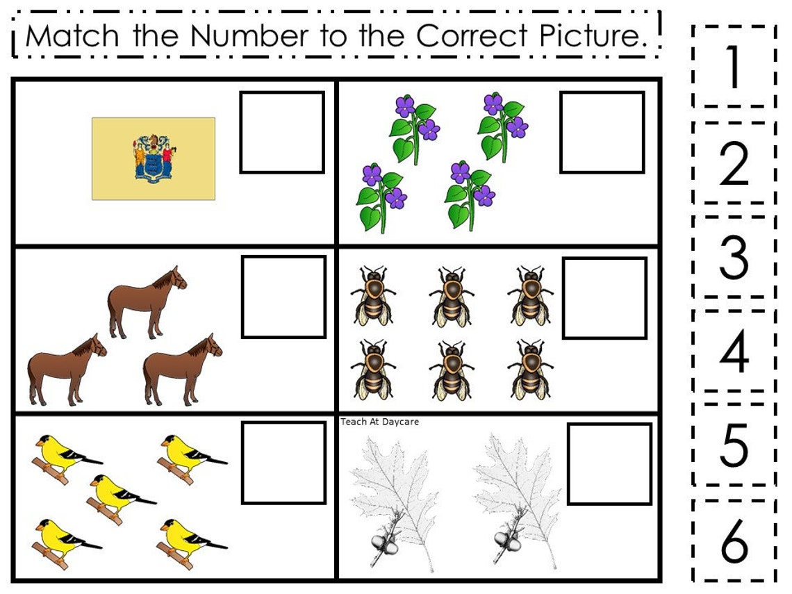 30 New Jersey State Symbols Themed Learning Games Download. - Etsy