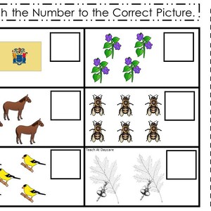 30 New Jersey State Symbols Themed Learning Games Download. ZIP File ...