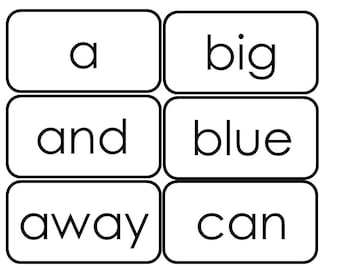 Dolch Pre Primer | Etsy