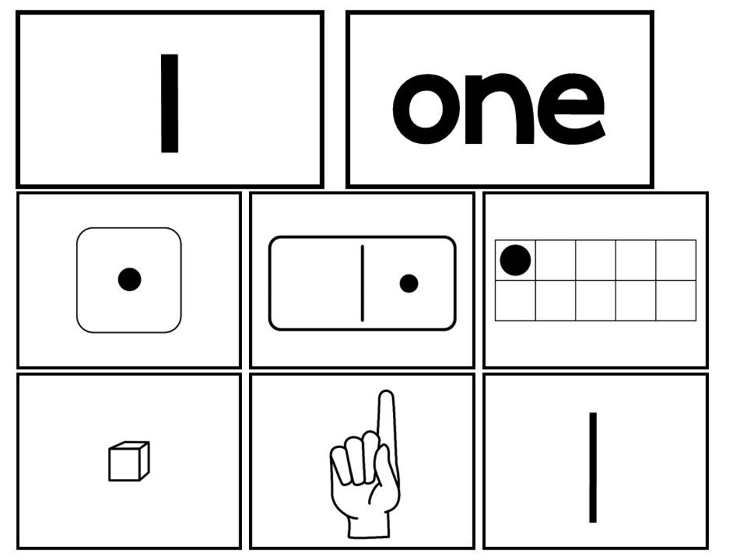 80 Printable Subitizing Sorting Cards. Preschool-kindergarten Math. - Etsy