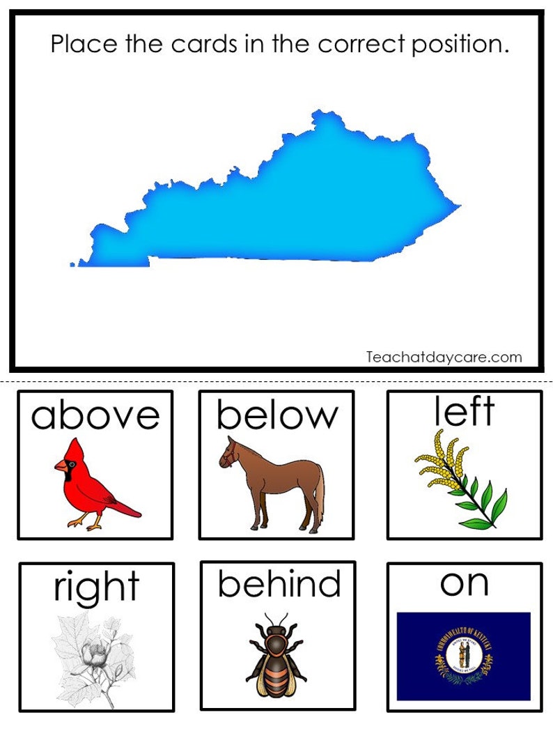 30 Kentucky State Symbols Themed Learning Games Download. ZIP | Etsy