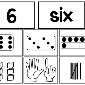 80 Printable Subitizing Sorting Cards. Preschool-kindergarten Math. - Etsy