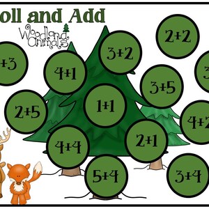 10 Printable Woodland Animals Themed Kindergarten Math Center Games and ...