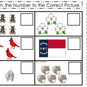 30 North Carolina State Symbols Themed Learning Games Download. ZIP ...