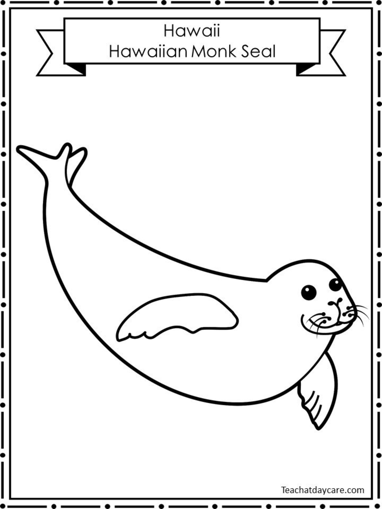 50 Printable State Animals Color Worksheets. Preschool and | Etsy