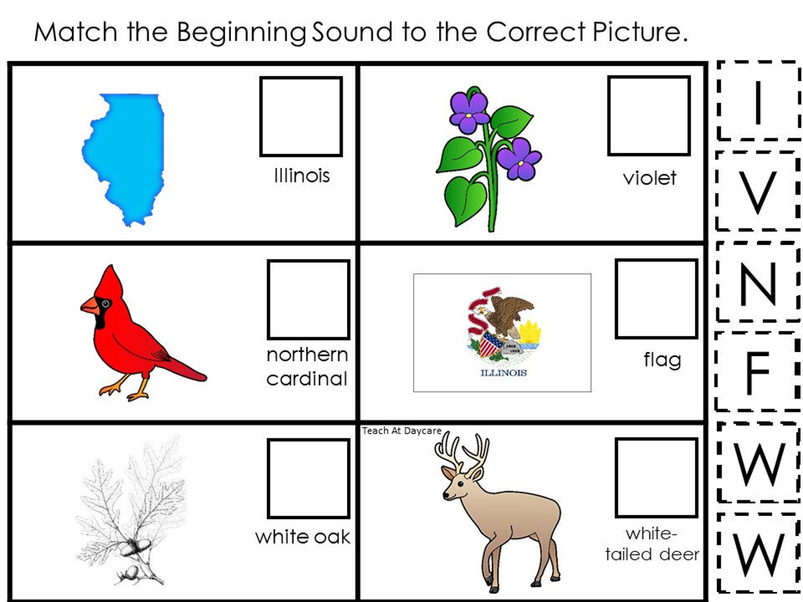 30 Illinois State Symbols Themed Learning Games Download. ZIP | Etsy