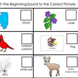 30 Illinois State Symbols Themed Learning Games Download. ZIP File ...