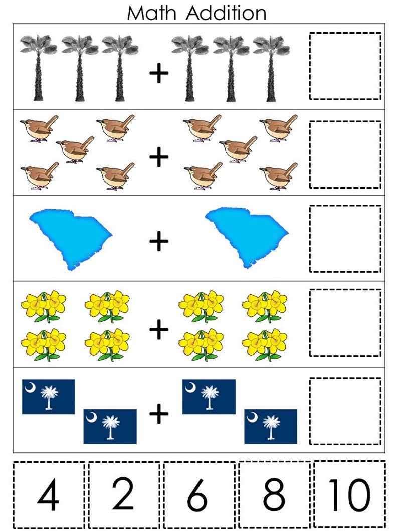 30 South Carolina State Symbols Themed Learning Games | Etsy