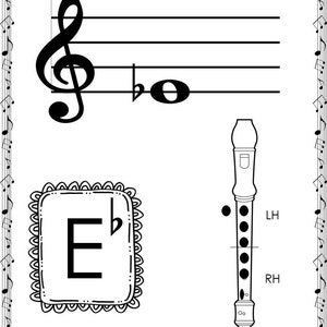 30 Soprano Recorder Fingering Charts. Baroque Style. Music Composition ...