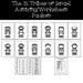 The 12 Tribes of Israel Activity and Worksheet Packet. Color and Black ...