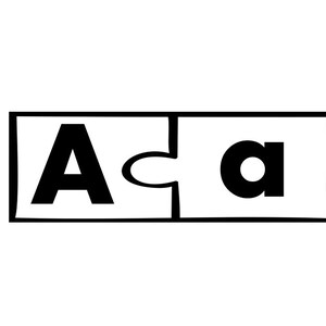 26 Alphabet Phonics Puzzles. Letters A-Z. 8 Color, 8 Black and White ...