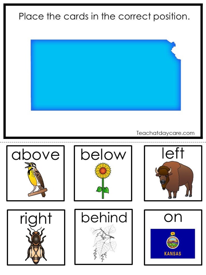 30 Kansas State Symbols Themed Learning Games Download. ZIP - Etsy