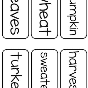 Second Grade Fall Themed Words Spelling Activity. Supplemental ...
