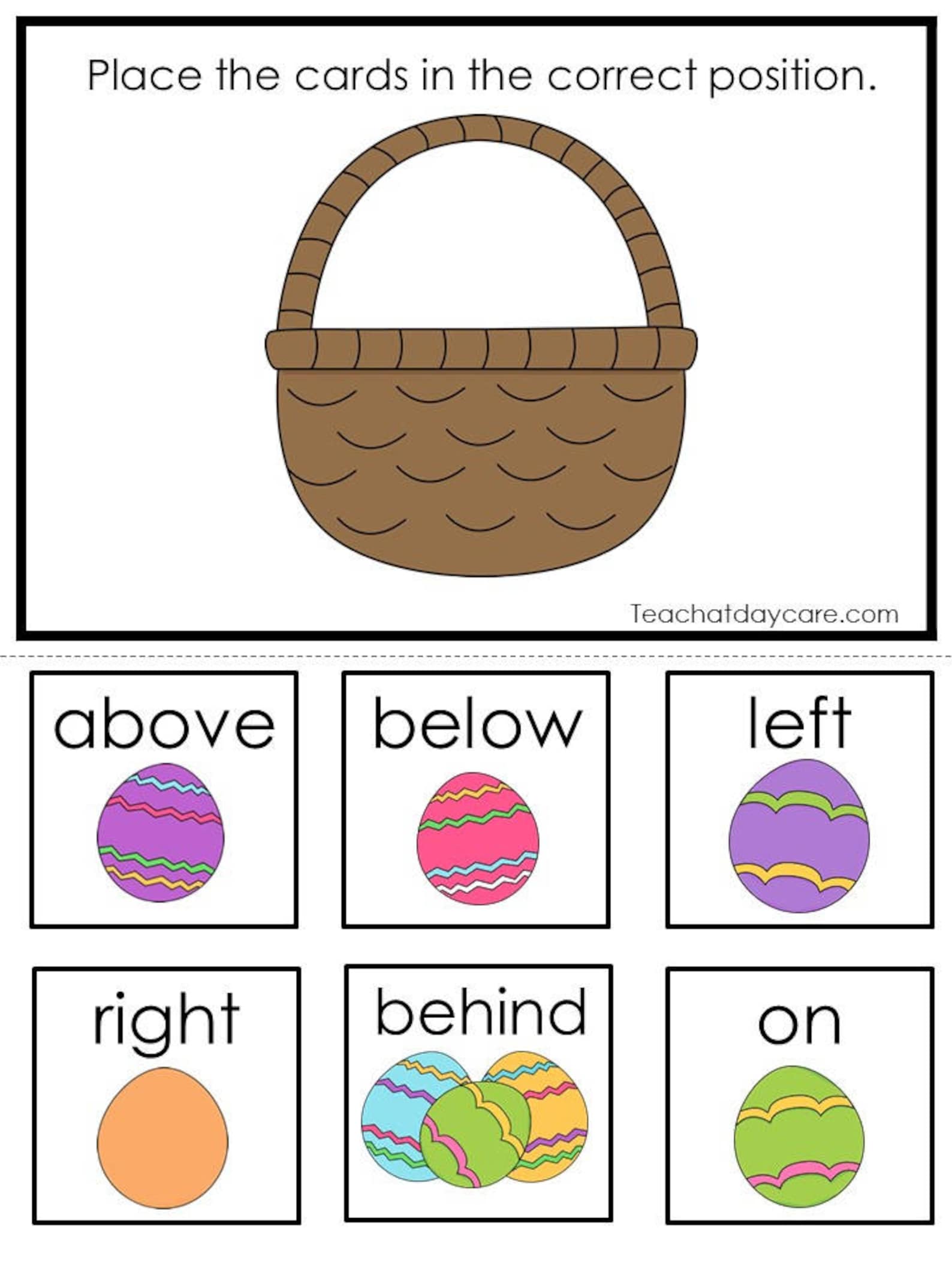 30 Easter Preschool Educational Learning Games Download. Games - Etsy