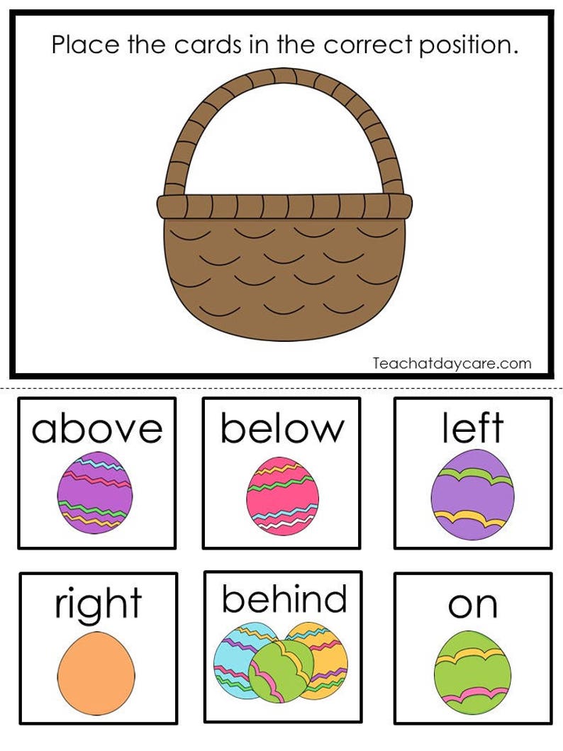 30 Easter Preschool Educational Learning Games Download. Games - Etsy