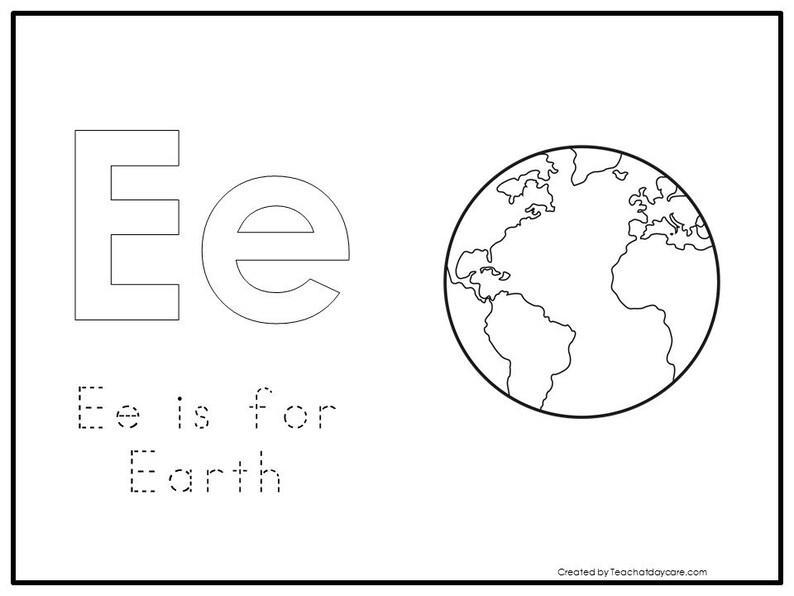 26 Printable Alphabet Phonics Color Worksheets. Preschool-kdg - Etsy