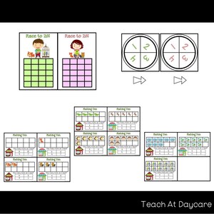 10 Printable Pets Themed Kindergarten Math Center Games and Activities ...