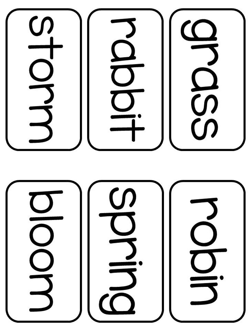 First Grade Spring Themed Words Spelling Activity. Supplemental ...