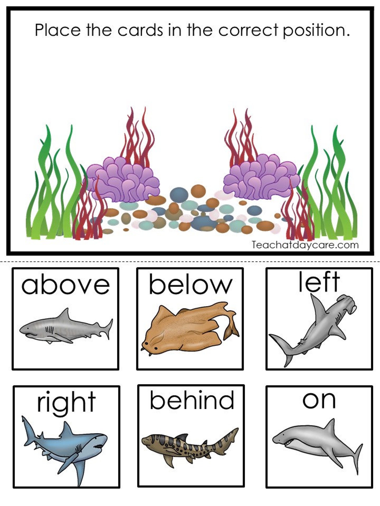 30 Sharks Printable Preschool Educational Games Download. Games and ...